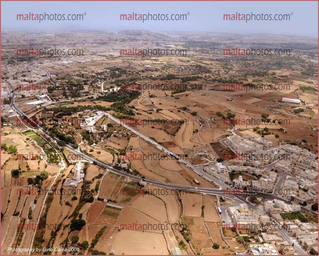 Zebbug Aerial Road Network Buildings - Malta Photos