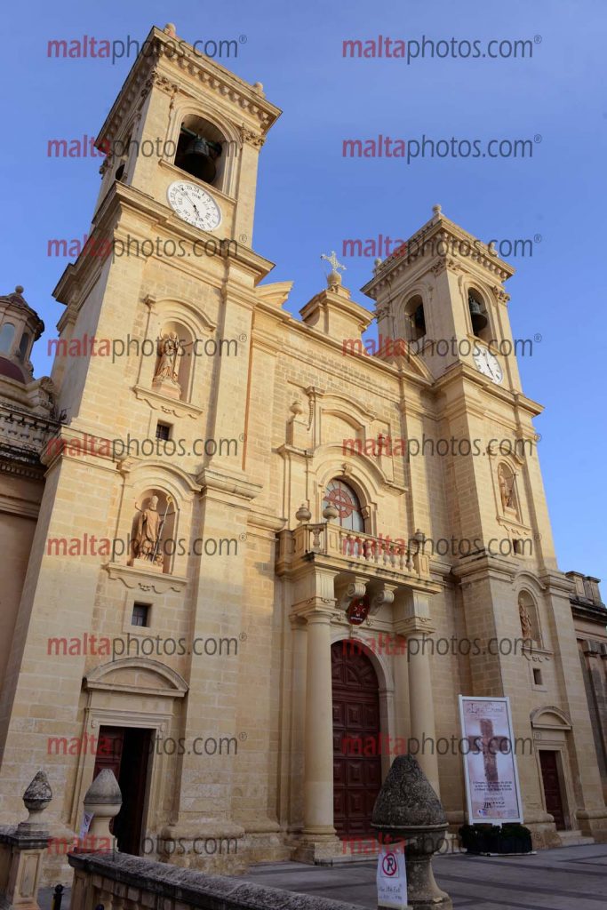 Zebbug Parish Church Facade San Filep St Philip Religion Religious ...