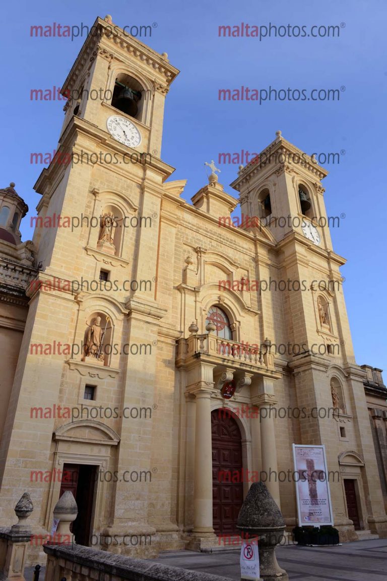 Zebbug Parish Church Facade San Filep St Philip Religion Religious ...