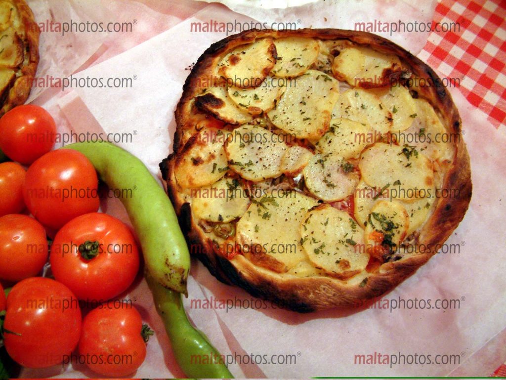 Food ftira patata potato - Malta Photos