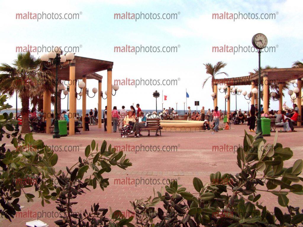 Bugibba Main Square - Malta Photos