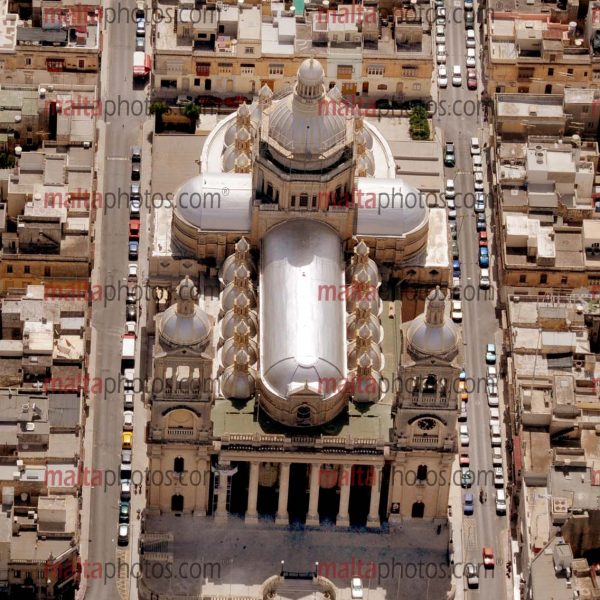 Paola Rahal Gdid Aerial parish Church Christ the King Kristu Re - Malta ...