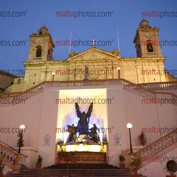 Cospicua Bormla Cottonera Waterfront Water Fountain - Malta Photos