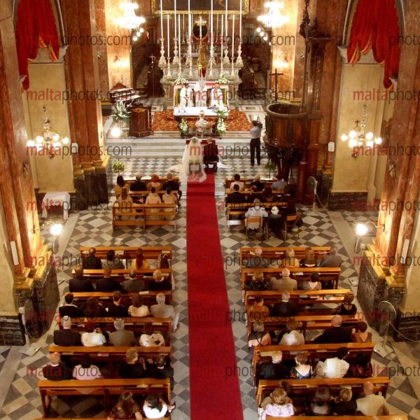 Vittoriosa Birgu Parish Church Interior Religion Religious San Lawrenz ...