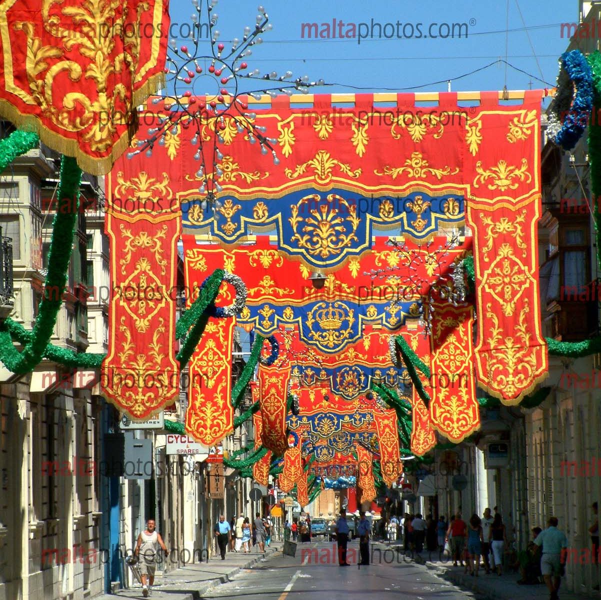 Mosta Feast Brass Band Club Marc Marching Street party Banda Santa ...
