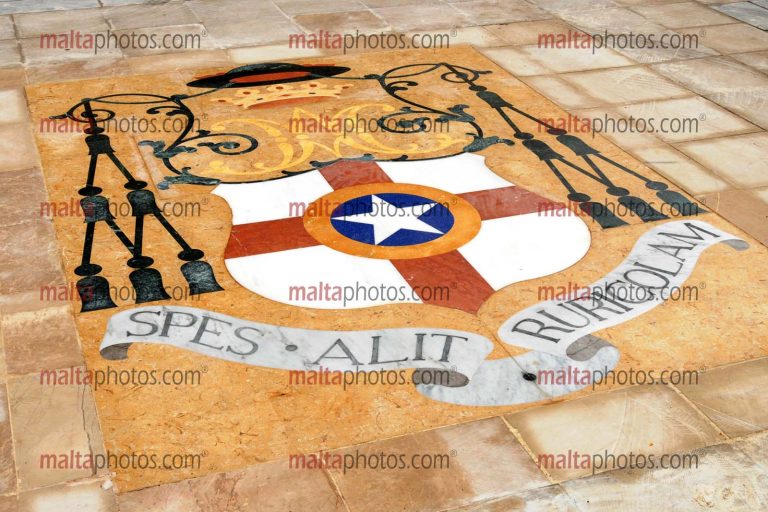 Mosta Floor Emblem Crest - Malta Photos