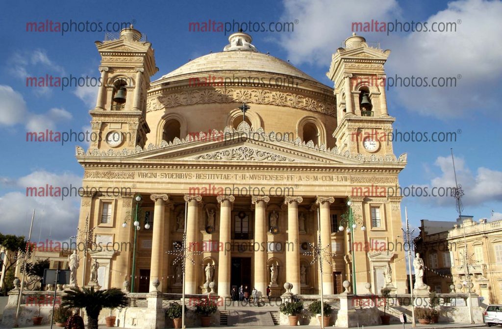 Mosta Parish Church Rotunda Landmark - Malta Photos