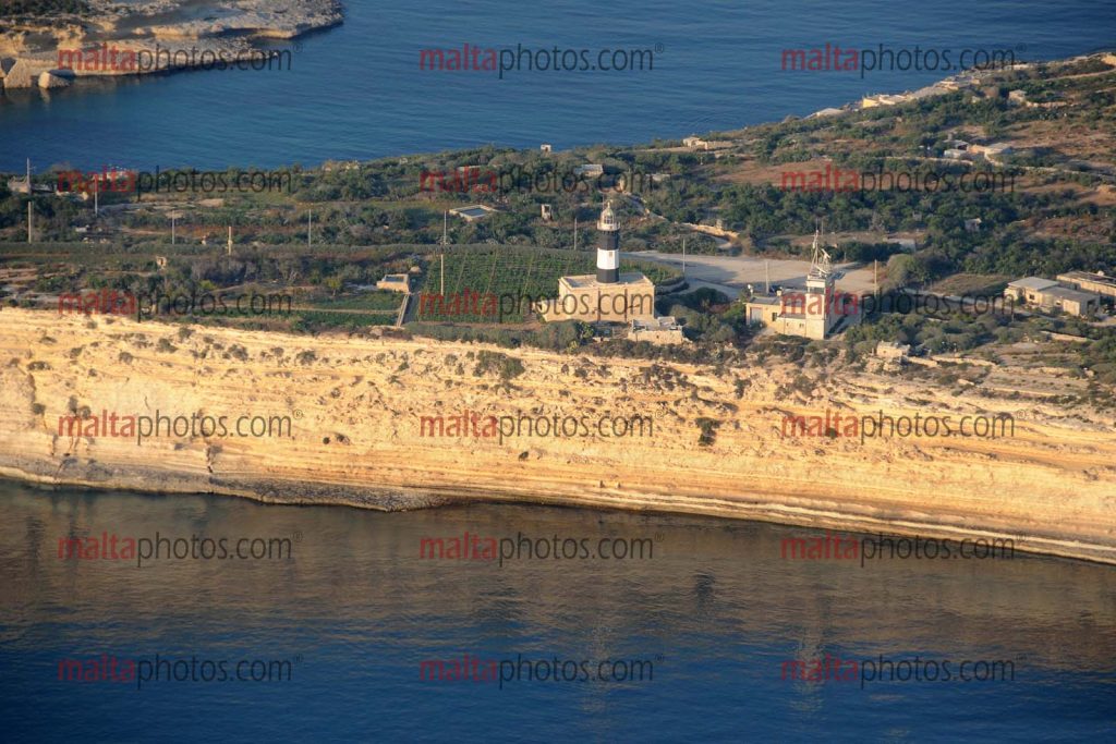 Delimara Light House Aerial - Malta Photos
