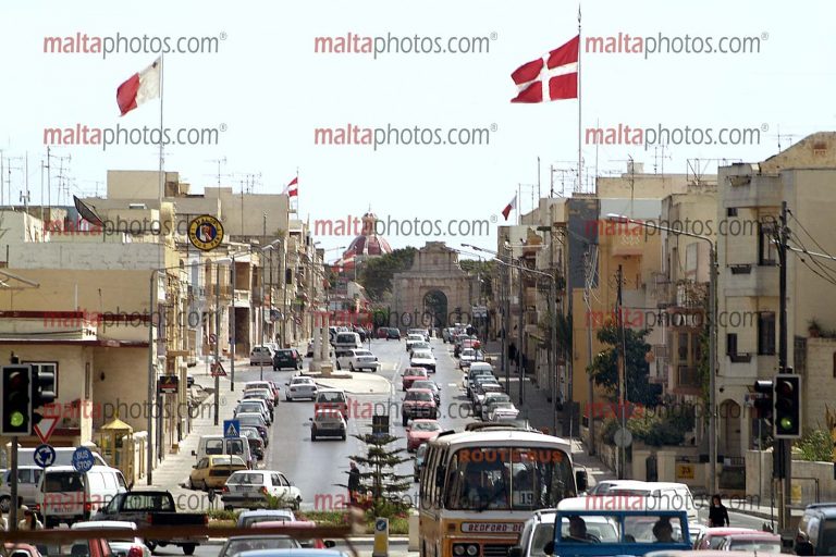 Fgura Main Road - Malta Photos