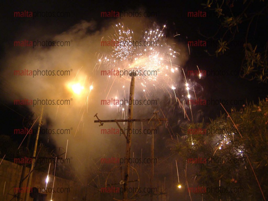 Fireworks Giggifogu Land - Malta Photos