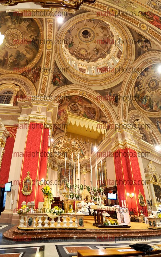 Balzan Parish Church Feast Festa Religion Religious Interior ...