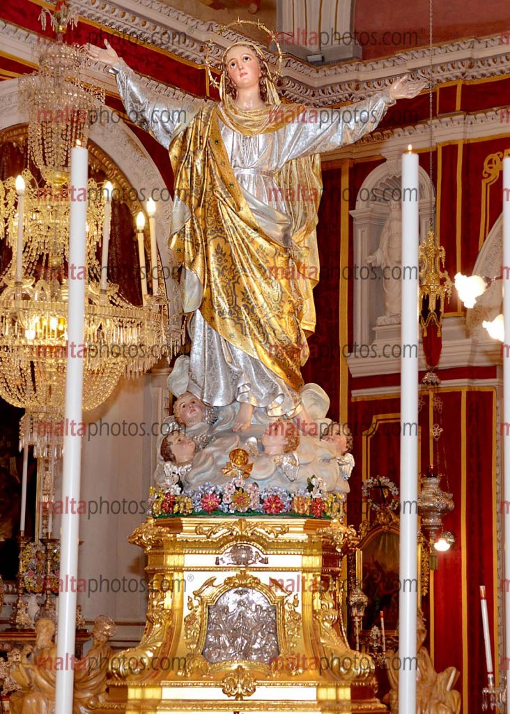 Attard St Mary Statue Vara Feast Santa Marija - Malta Photos