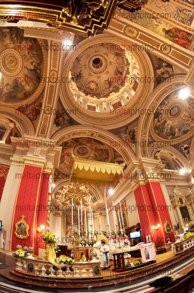 Balzan Parish Church Feast Festa Religion Religious Interior ...