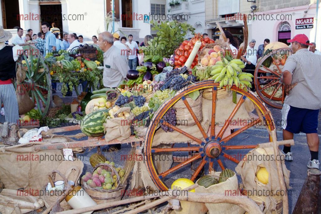 Mgarr Vegetables Cart Karettun - Malta Photos