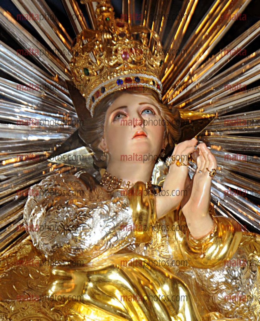 Naxxar Statue Vara Marija Maria Bambina Religion Religious - Malta Photos