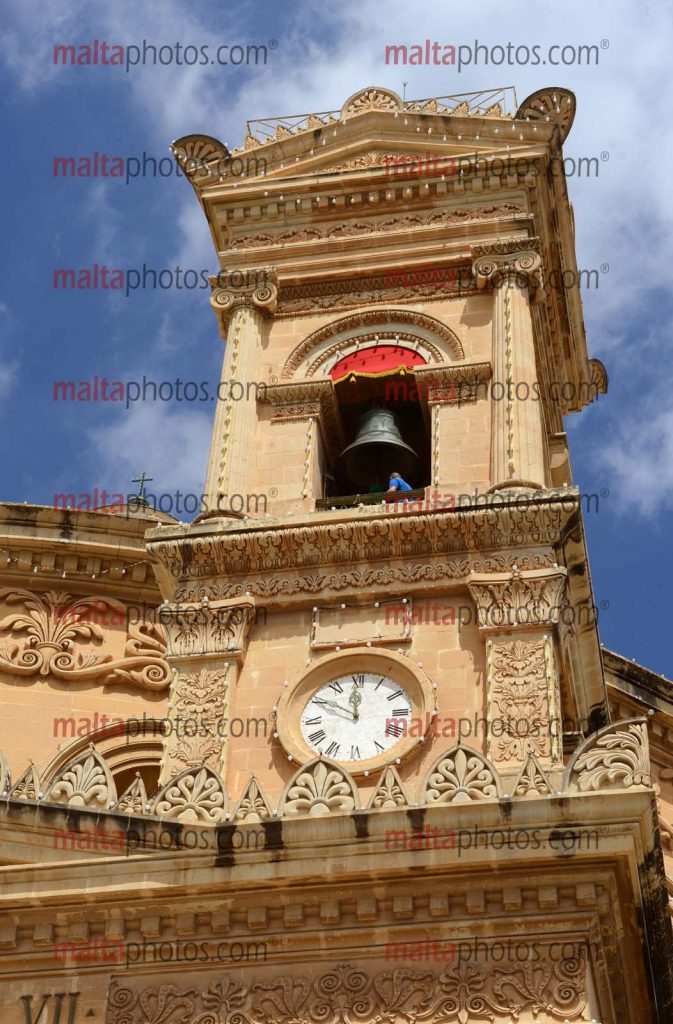 Mosta Feast Santa Marija St Mary Banners Bandalori Parish Church Bells ...