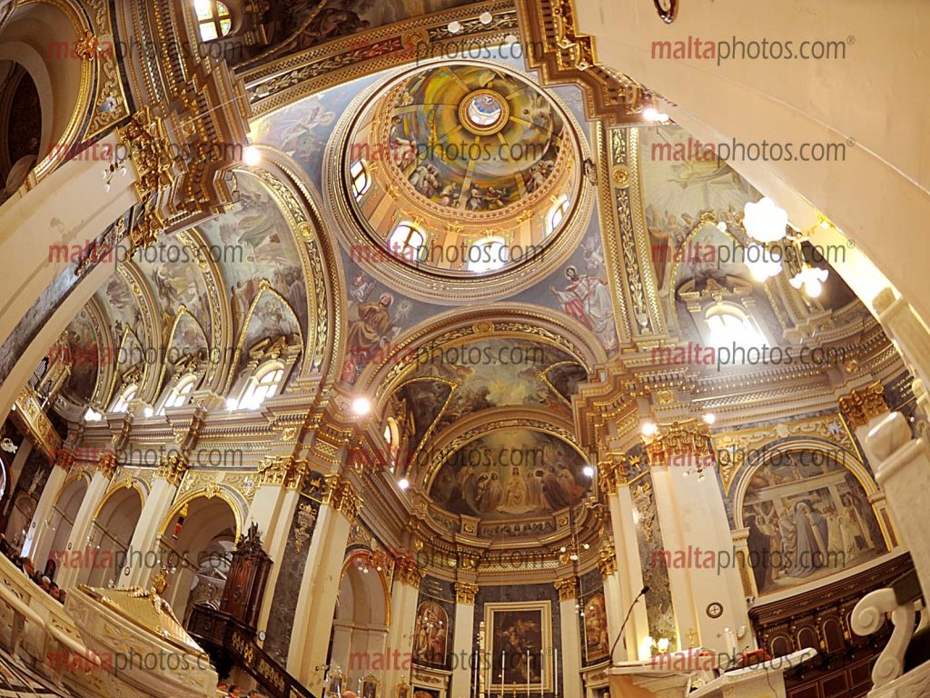 Msida Parish Church Architecture Religious Religion Interior - Malta Photos