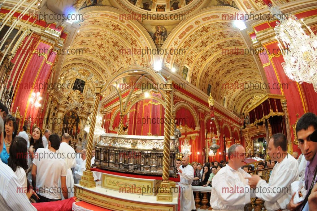 Zebbug Parish Religious Relic Feast Festa San Filep St Philip People ...