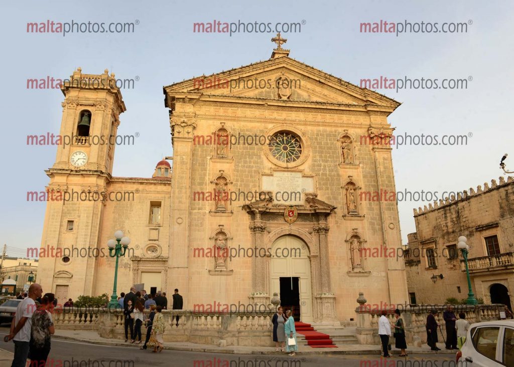 Attard Parish Church Facade Architecture - Malta Photos