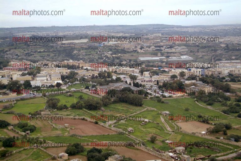 Luqa Village Aerial Parish Church - Malta Photos