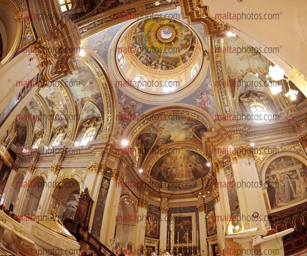 Msida Parish Church Architecture Religious Religion Interior - Malta Photos