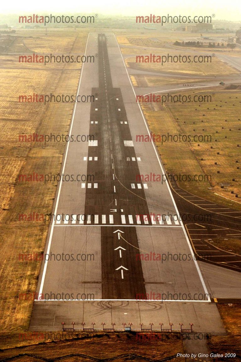 MIA Runaway Airport Aviation Aerial - Malta Photos