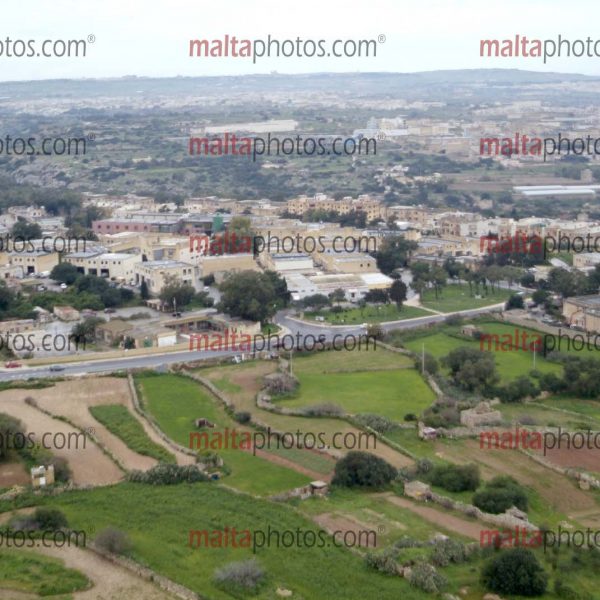 Luqa Village Aerial Parish Church - Malta Photos