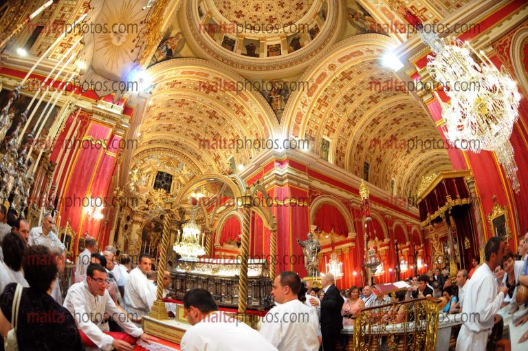 Zebbug Parish Religious Relic Feast Festa San Filep St Philip People ...