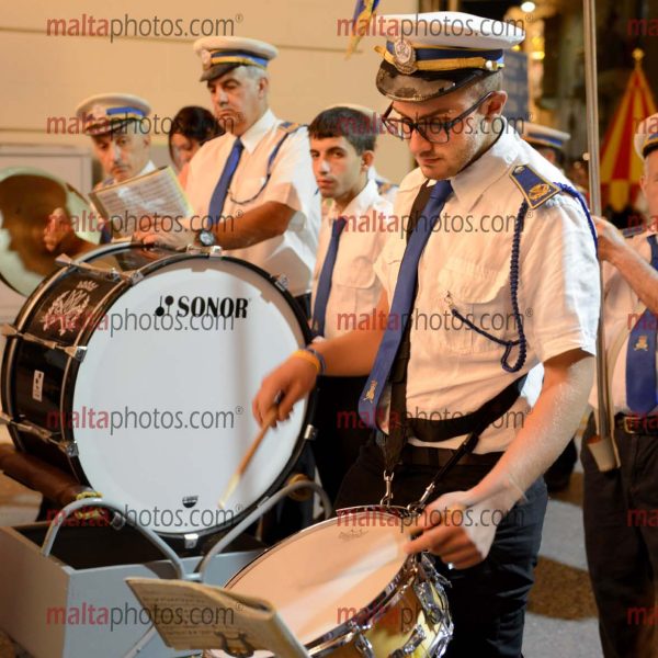Xaghra Gozo People Marija Bambina Festa Marci Music Bandisti Brass Band ...