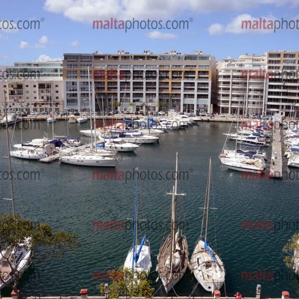 Ta Xbiex Msida Marina Boats Sea Coast Pontoon - Malta Photos