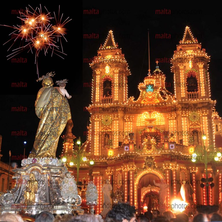 Zabbar Feast Parish Church - Malta Photos