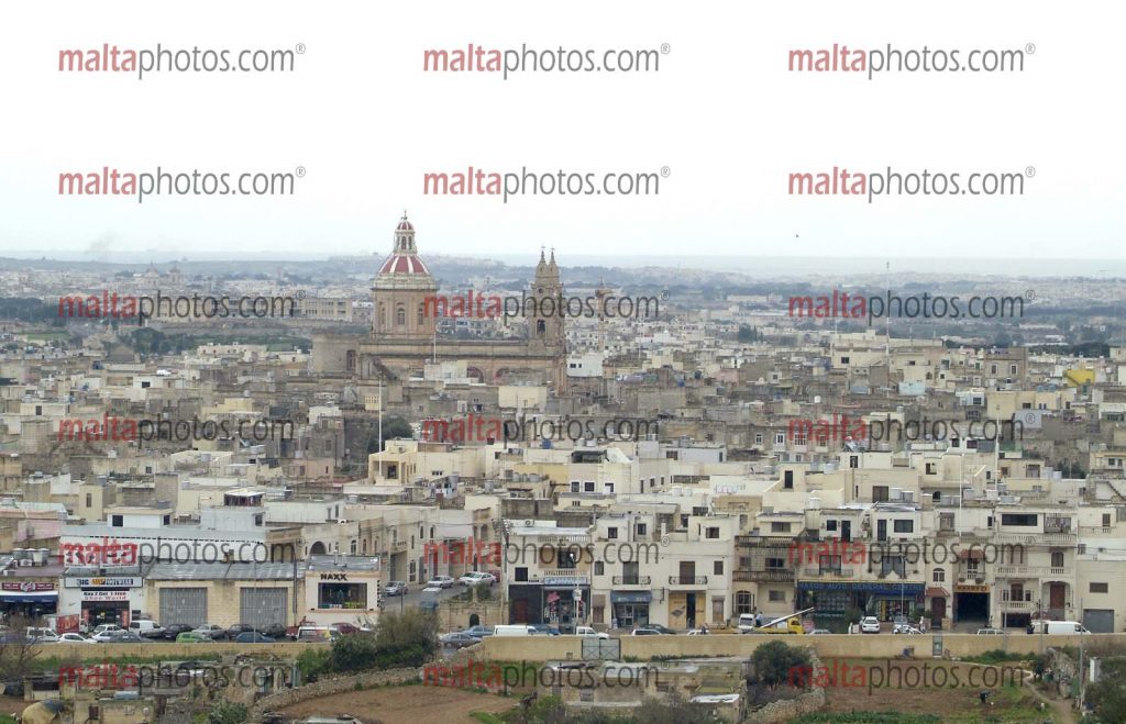 Luqa Village Aerial Parish Church - Malta Photos