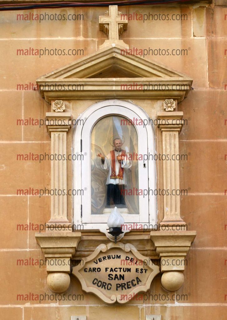 Gozo San Gorg George Preca Statue Xaghra - Malta Photos