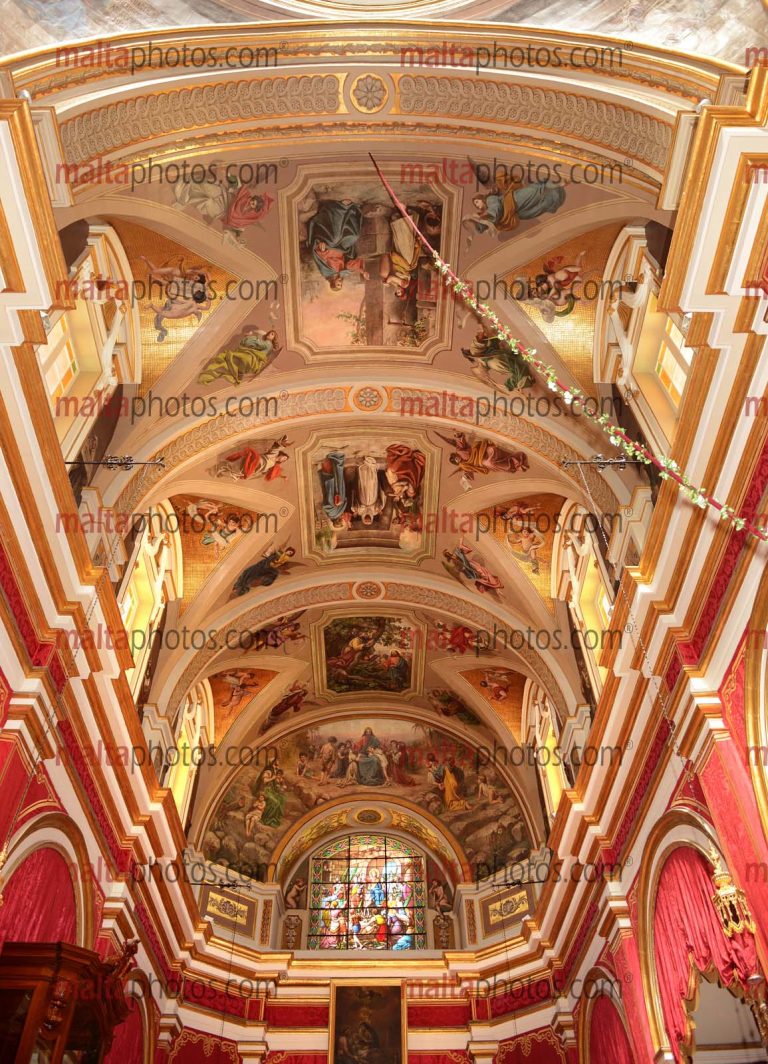 Lija Parish Church Interior Religion Religious Paintings Architecture ...