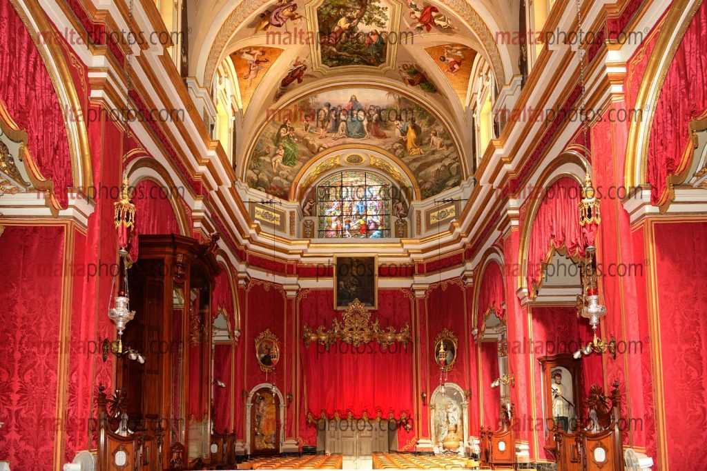 Balzan Parish Church Feast Festa Religion Religious Interior Paintings ...