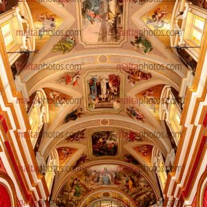 Balzan Parish Church Feast Festa Religion Religious Interior Paintings ...