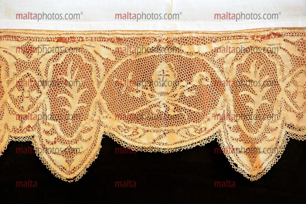 Lace Church Altar Details Embroidery Garments - Malta Photos