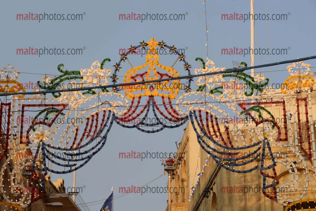 Xaghra Gozo Feast Festa Street Decoration - Malta Photos
