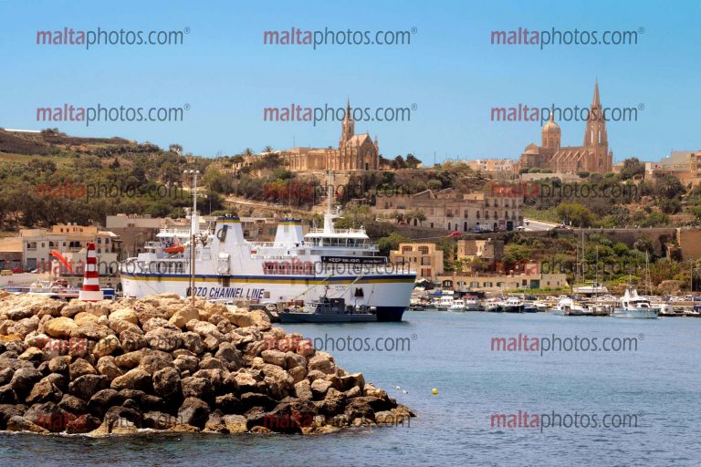 Gozo Mgarr Harbour Port Boats - Malta Photos
