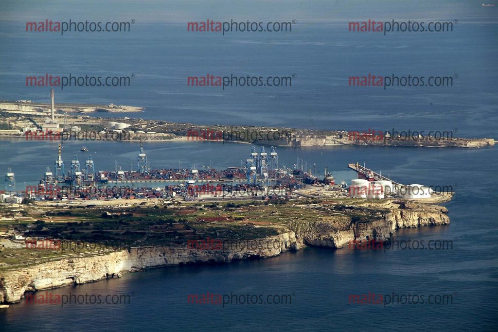 Delimara Freeport Aerial Photo by Gino Galea - Malta Photos