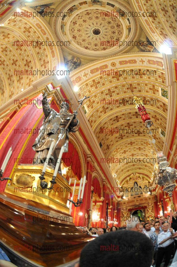 Zebbug Parish Church Religious Feast Festa San Filep St Philip People ...