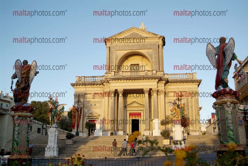 Kalkara Church facade - Malta Photos
