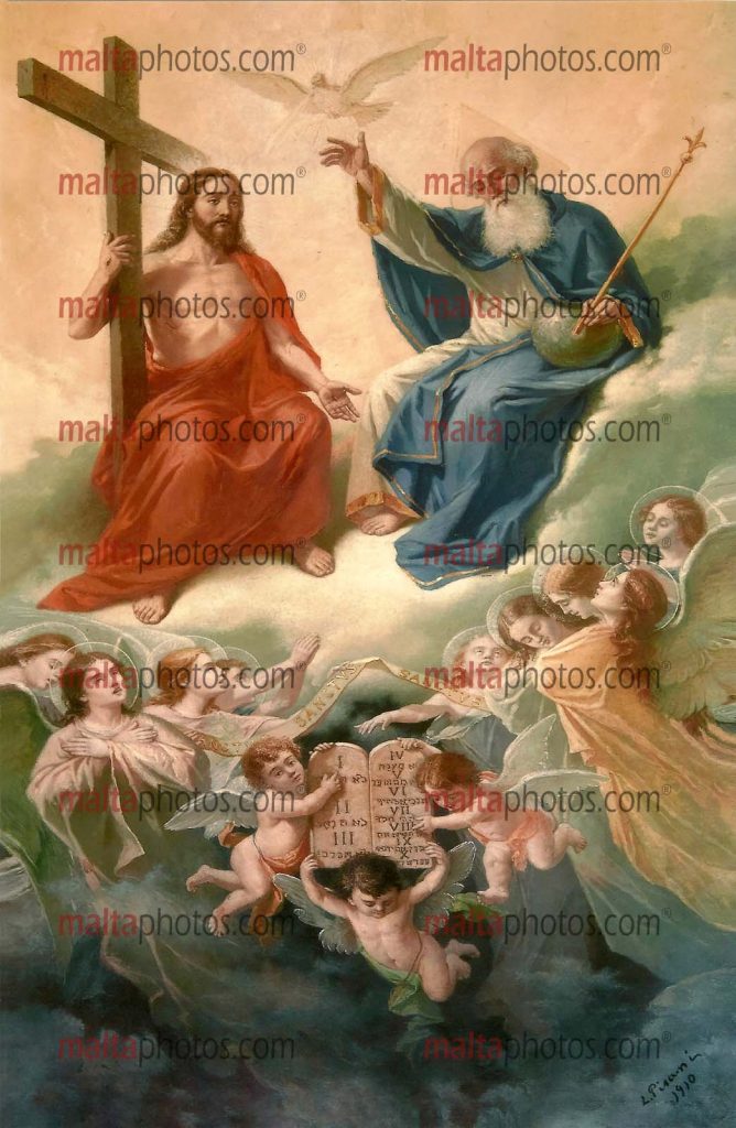 Marsa Parish Church Titular Painting Religion Religious - Malta Photos