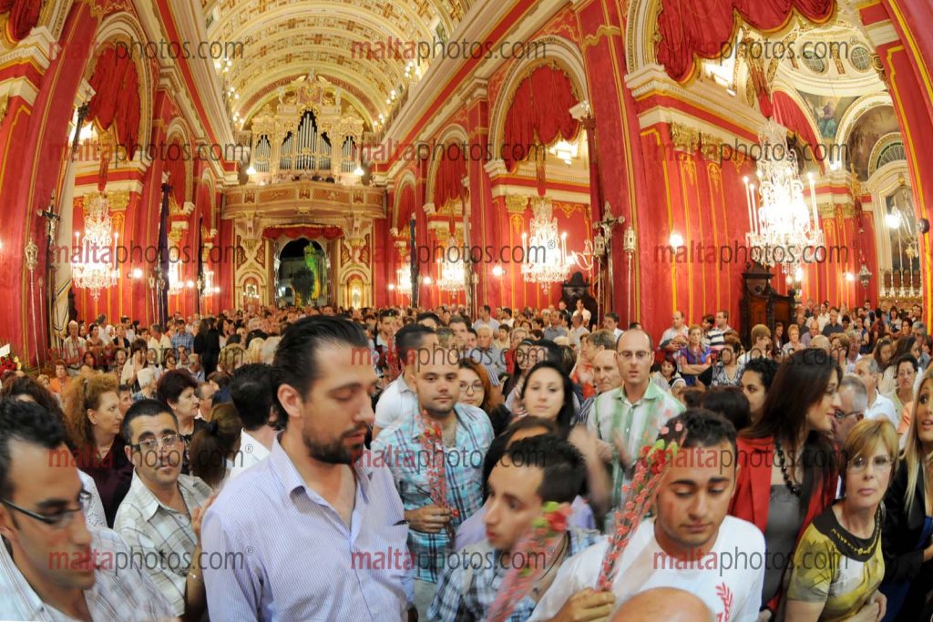 Zebbug Parish Church Religious Feast Festa San Filep St Philip People ...