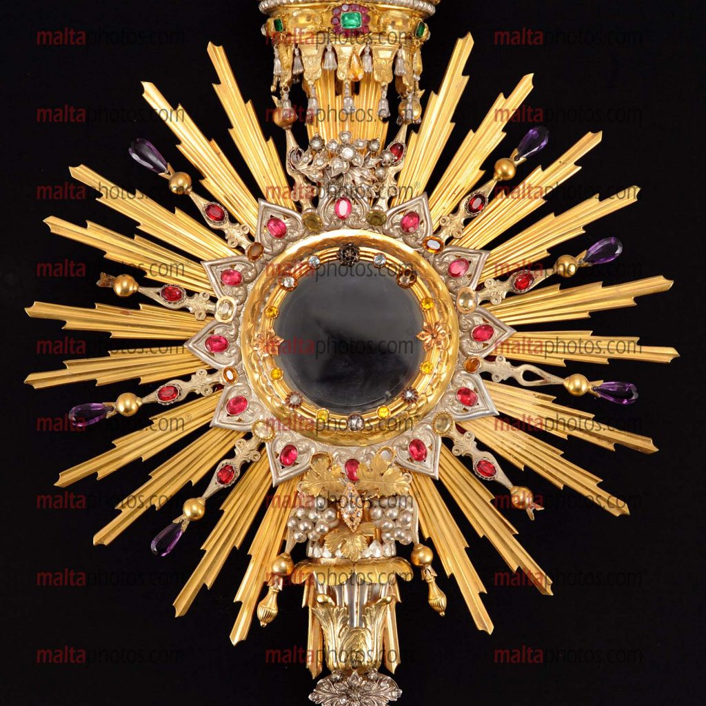 Church Monstrance Ostensorium Ostensory Consecrated Eucharist Stand ...