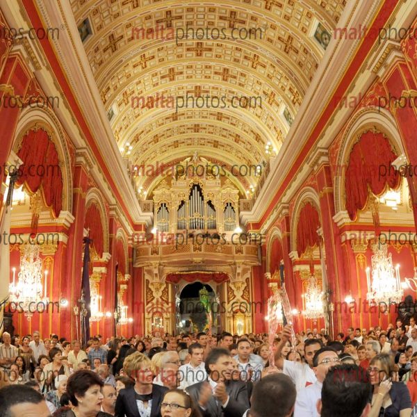 Zebbug Parish Church Religious Feast Festa San Filep St Philip People ...