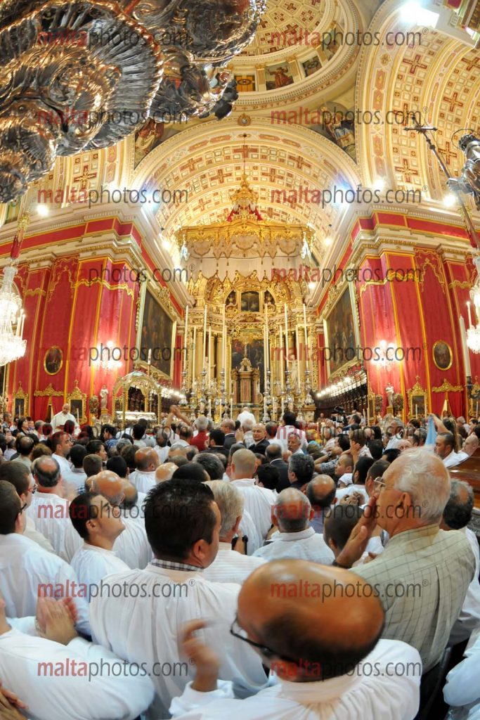 Zebbug Parish Church Religious Feast Festa San Filep St Philip People ...