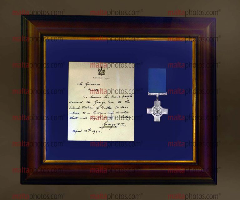 George Cross Replica Document For Gallantry King George National Flag ...