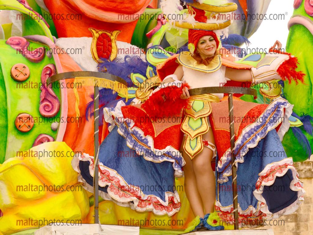 Carnival Costumes People Valletta Dancers - Malta Photos
