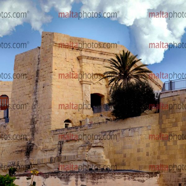 Birgu Gate Arch Bastions Architecture - Malta Photos